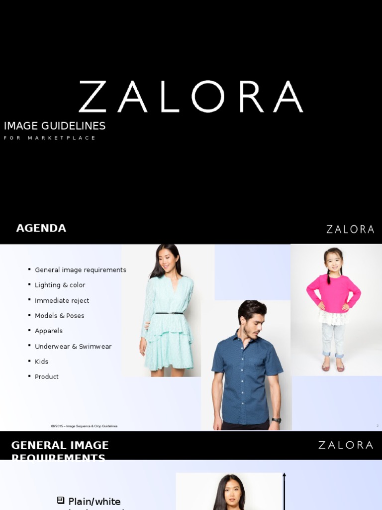Zalora Image Guidelines for Models | PDF | Lingerie | Clothing