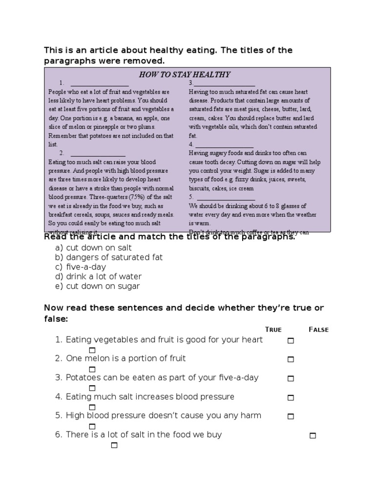 Healthy Eating | PDF | Drink | Foods