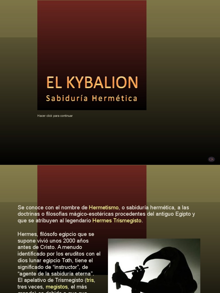 El Kybalion | PDF | Hermetismo | Mente