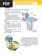 Les Engrenages (Cours Bac) | PDF | Ingénierie mécanique | Cinématique