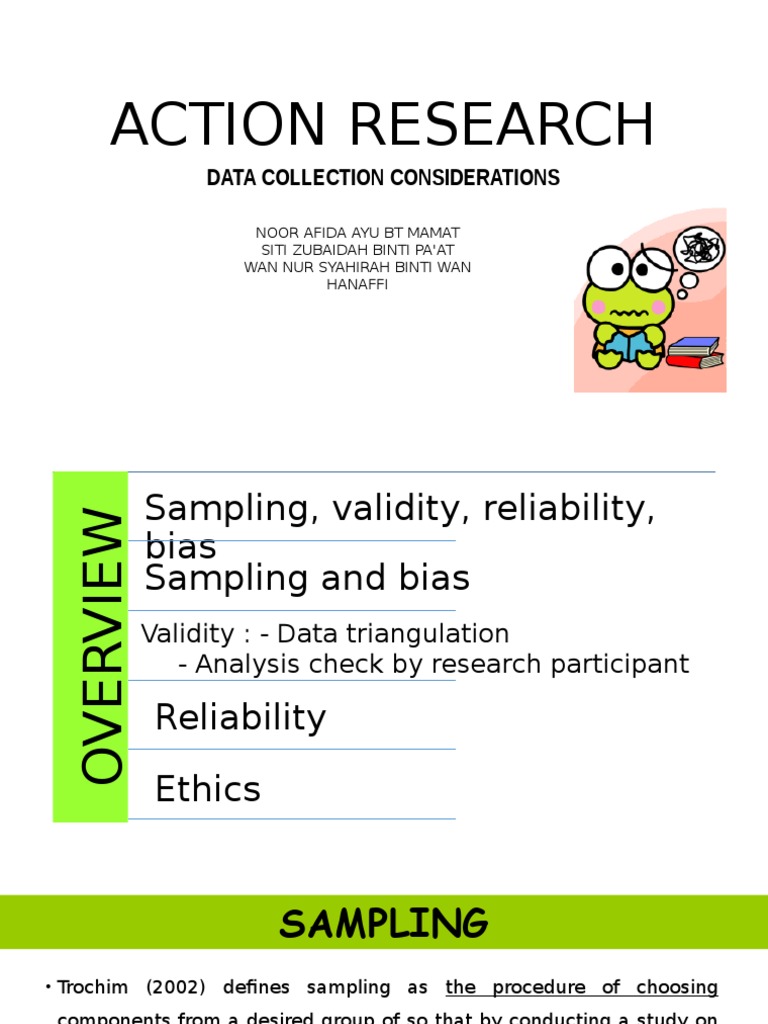 Action Research: Data Collection Considerations | PDF | Psychology ...