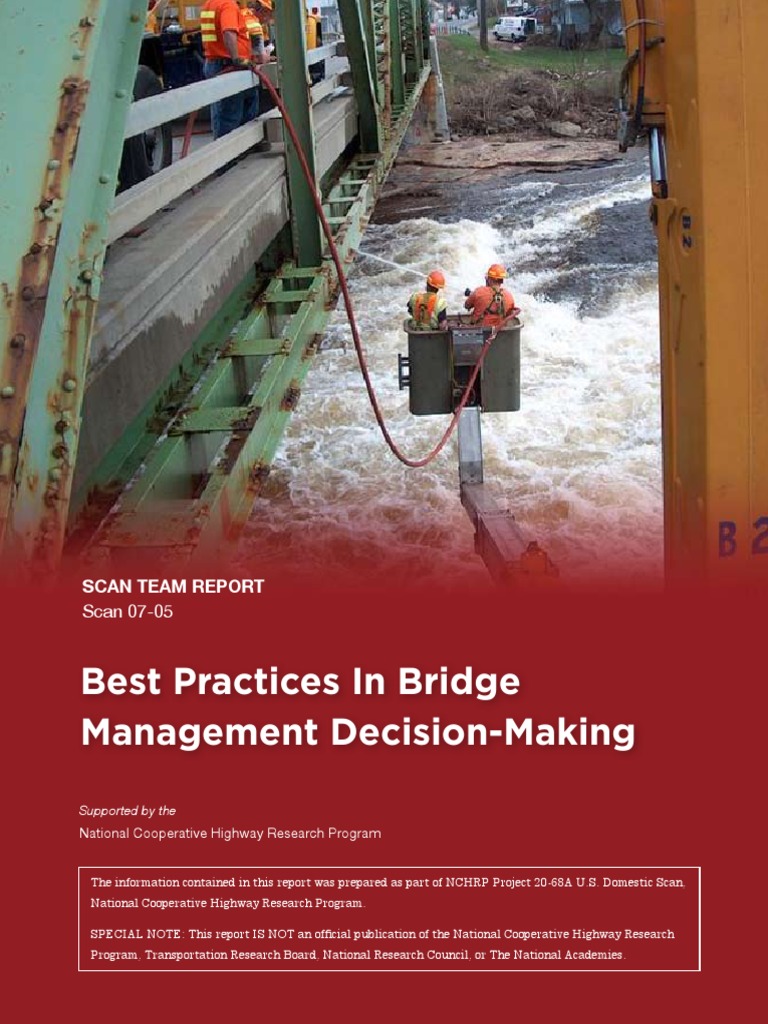 Bridge Management Decision-Making Best Practices | PDF | Inventory ...