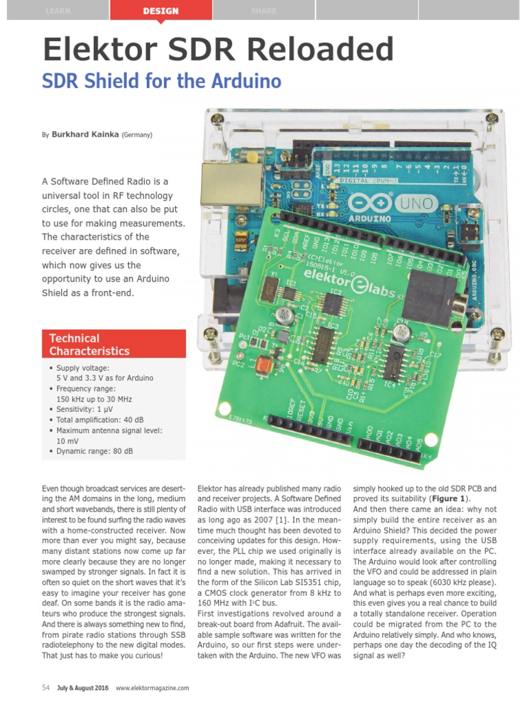 RF Detector Using An Arduino | PDF | Software Defined Radio ...