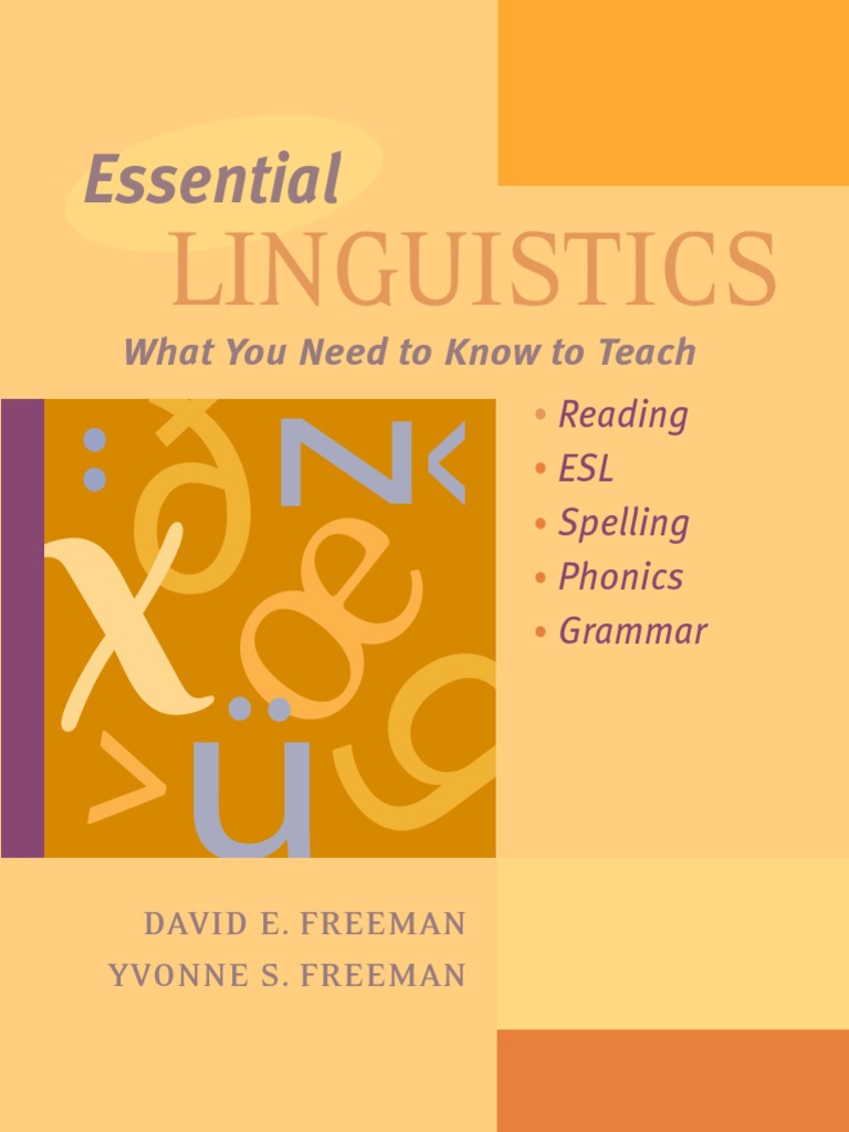 Essential Linguistics | PDF | Language Development | Behaviorism