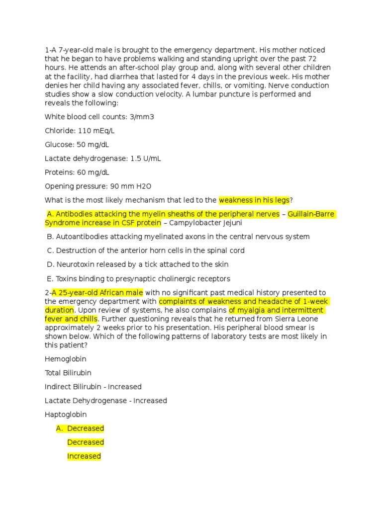 Heme Questions | PDF