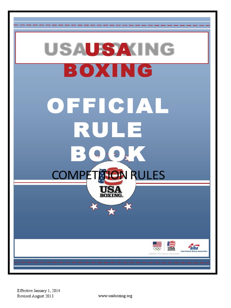 1 11 14 USA Boxing Competition Rules | PDF | Individual Sports | Combat ...