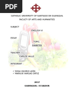 Biology Investigatory Project: Topic - Diabetes | PDF | Diabetes ...