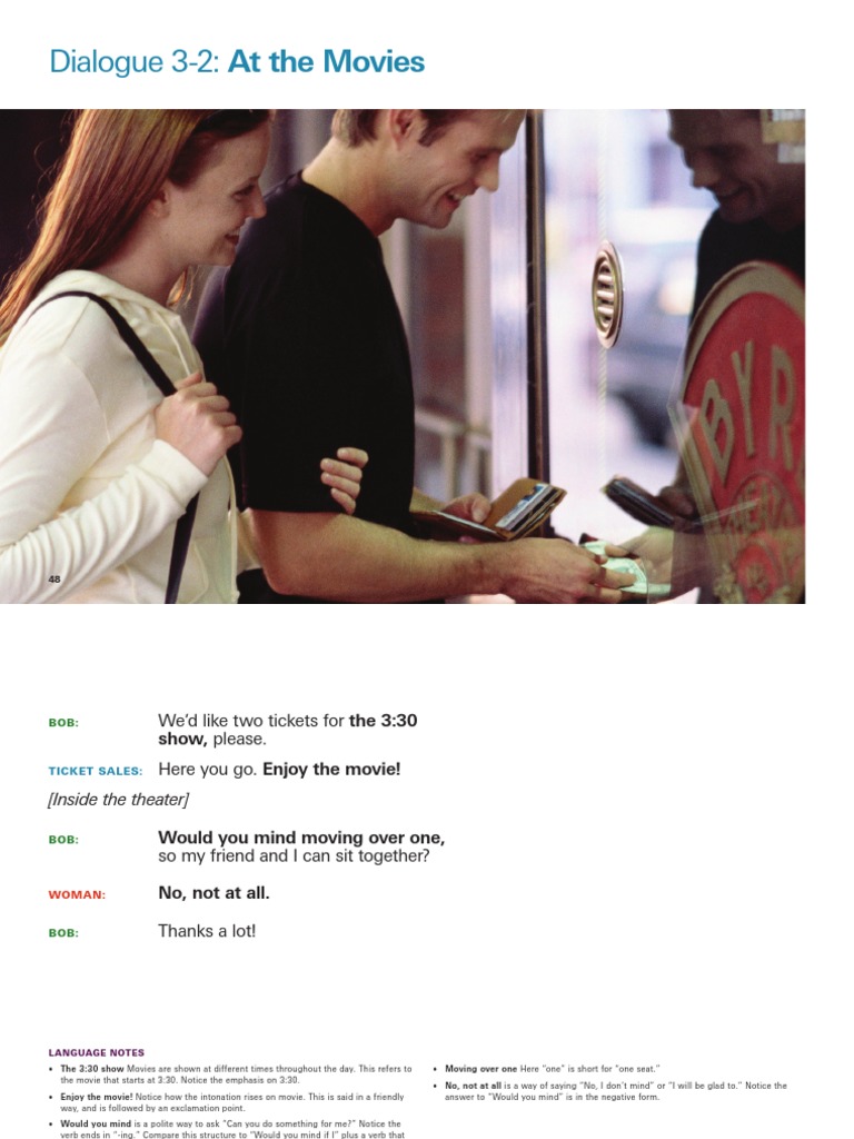 Cinema Dialogue | PDF