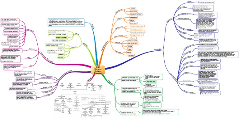 MINDMAP CKD (Chronic Kidney Disease) | PDF