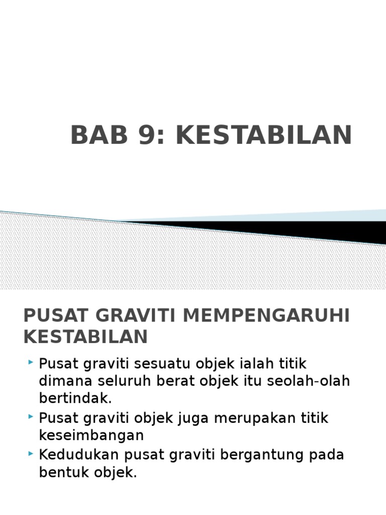 BAB 9: Kestabilan | PDF