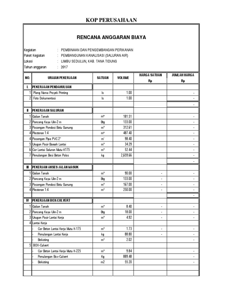 Rab Lelang Kosong | PDF