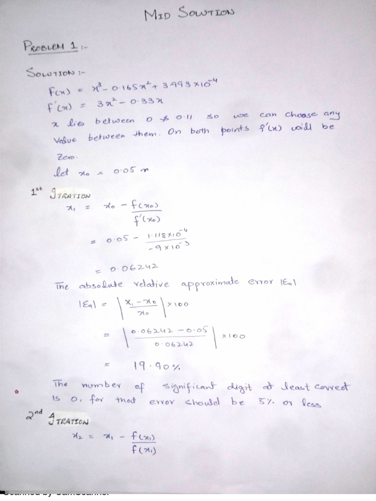 Mid Solution | PDF