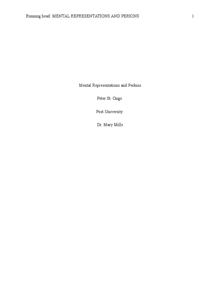 Perkins Theory in Education Strategies | PDF | Analogy | Learning