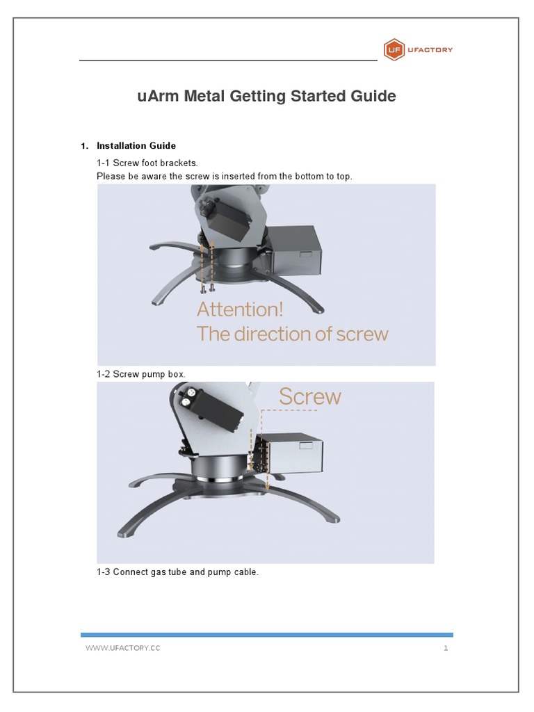 UArm Metal Getting Started Guide | PDF | Bluetooth | Device Driver