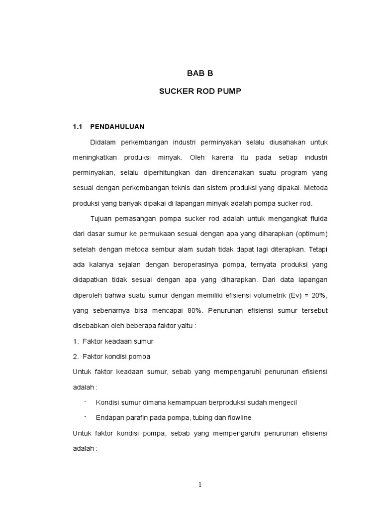 Sucker Rod Pumping Design | PDF