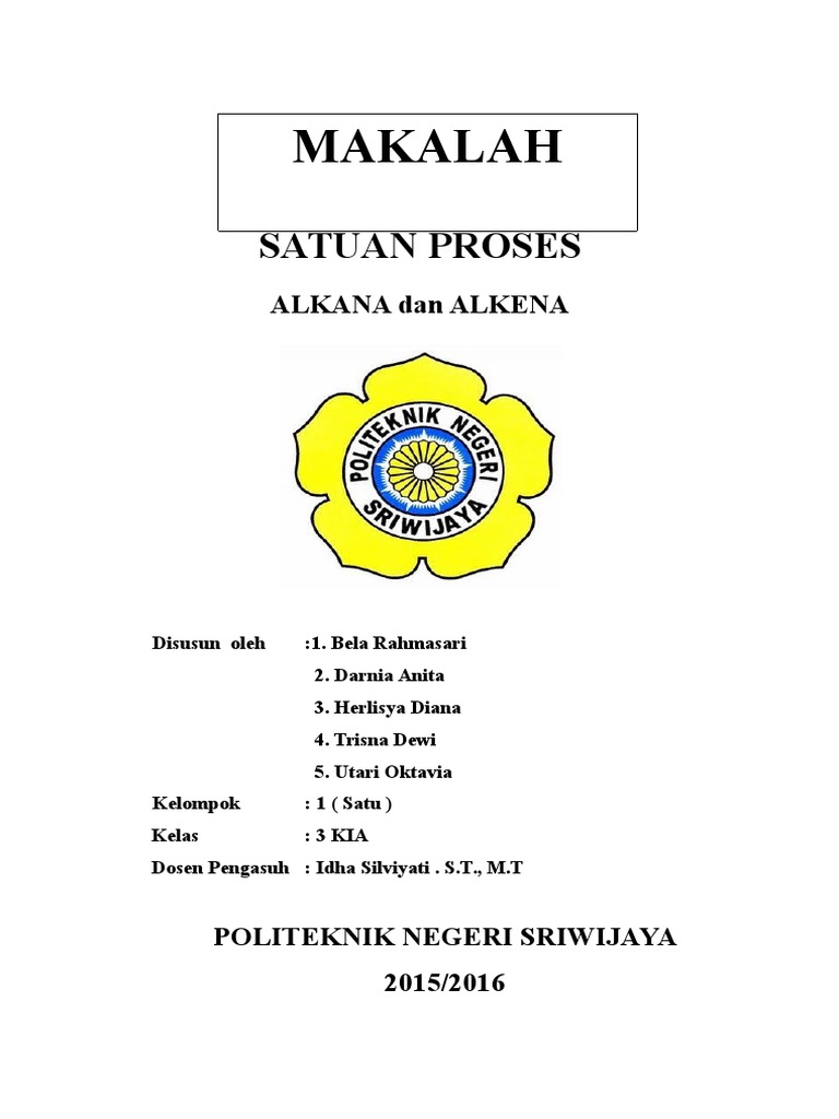 Pengertian dan Sifat Alkana-Alkena | PDF | Kajian Bahasa Asing | Sains ...