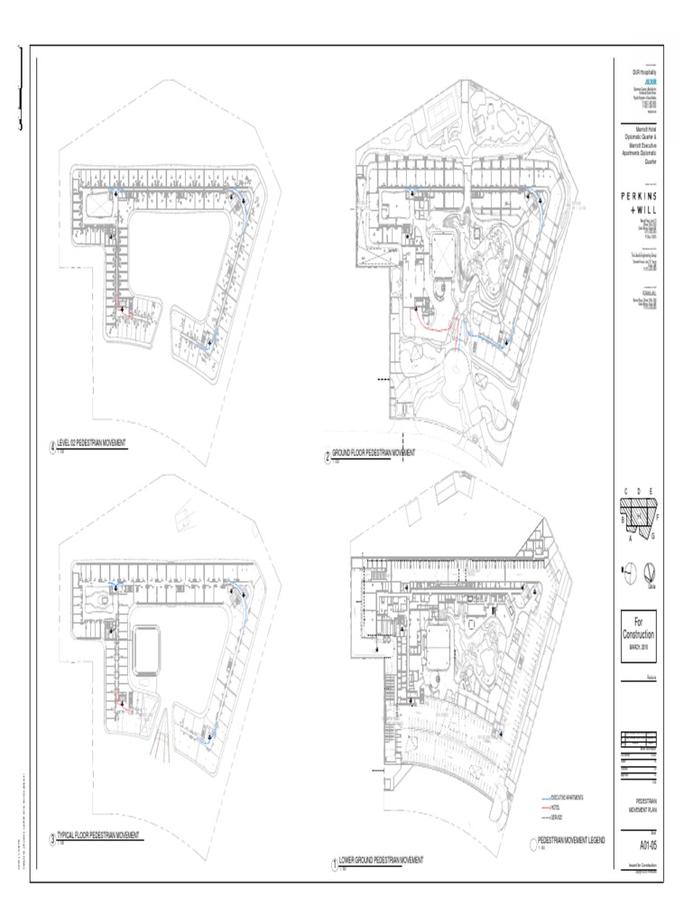 A01-05 - Pedestrian Movement Plan | PDF | Buildings And Structures ...