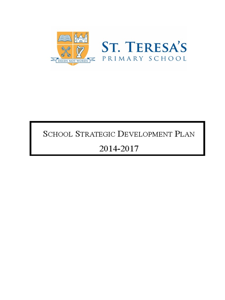 School Development Plan 2014 2017 | Download Free PDF | Educational ...