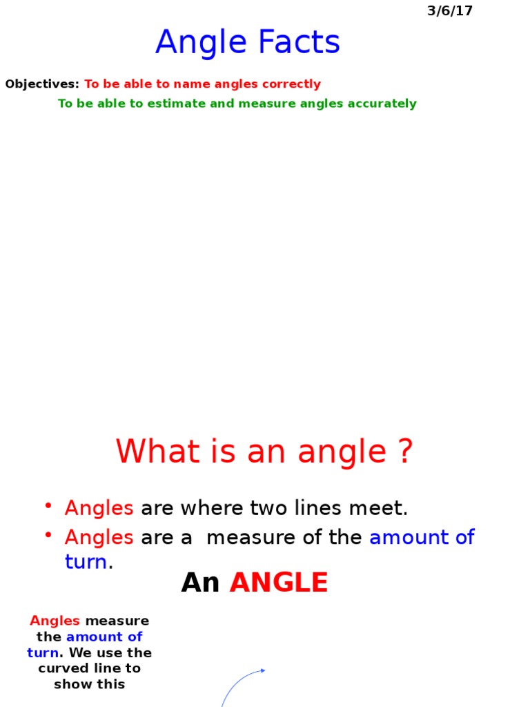 Introduction To Angles | PDF | Angle | Elementary Geometry