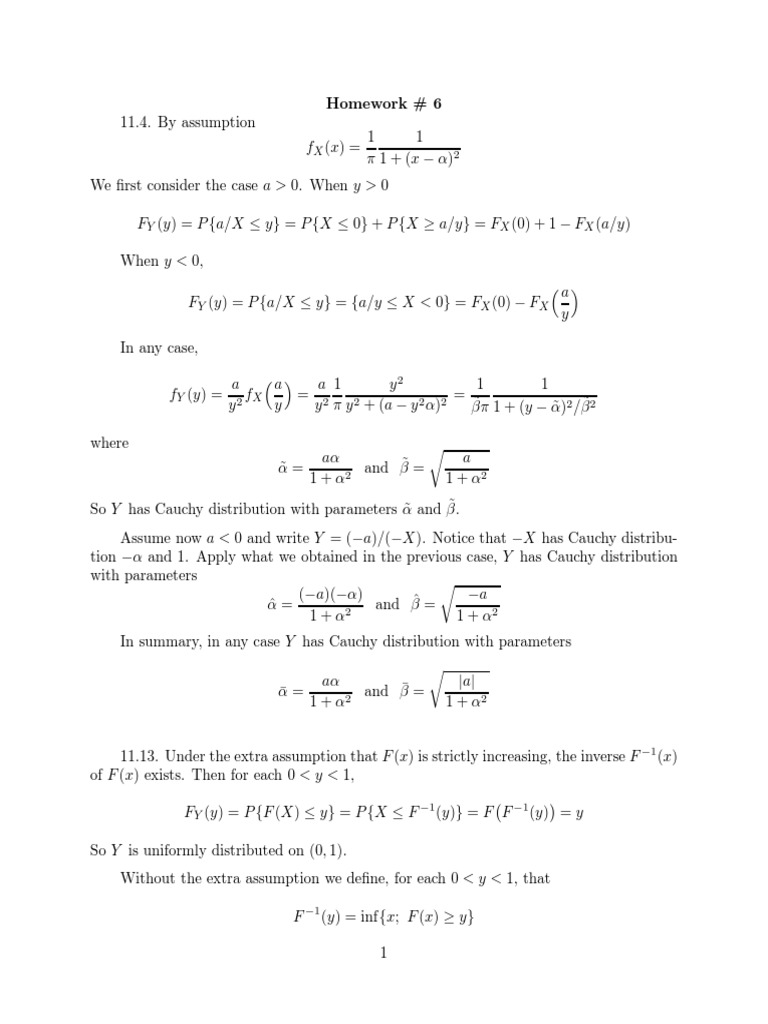 Solutions Probability Essentials 12 PDF | PDF | Functions And Mappings | Statistical Theory