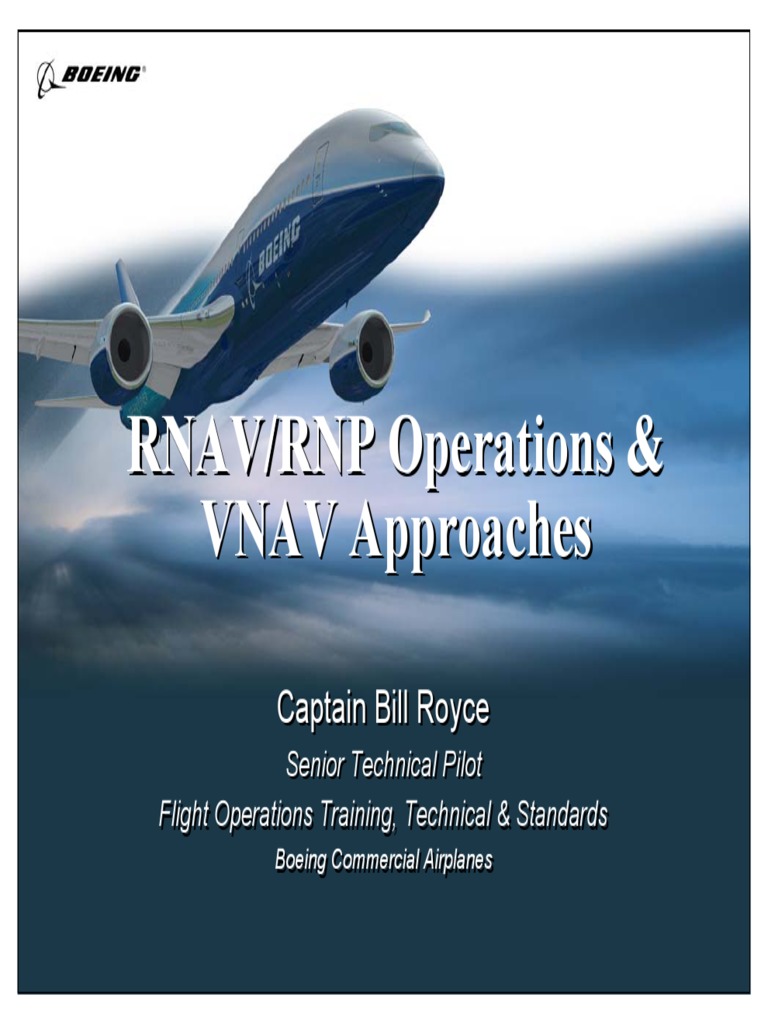RNAV/RNP Operations & VNAV Approaches | PDF | Systems Engineering ...