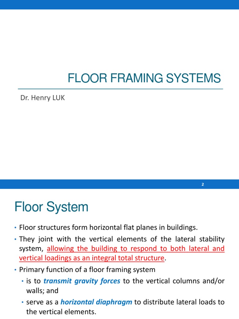 Floor Framing Systems | PDF | Framing (Construction) | Beam (Structure)
