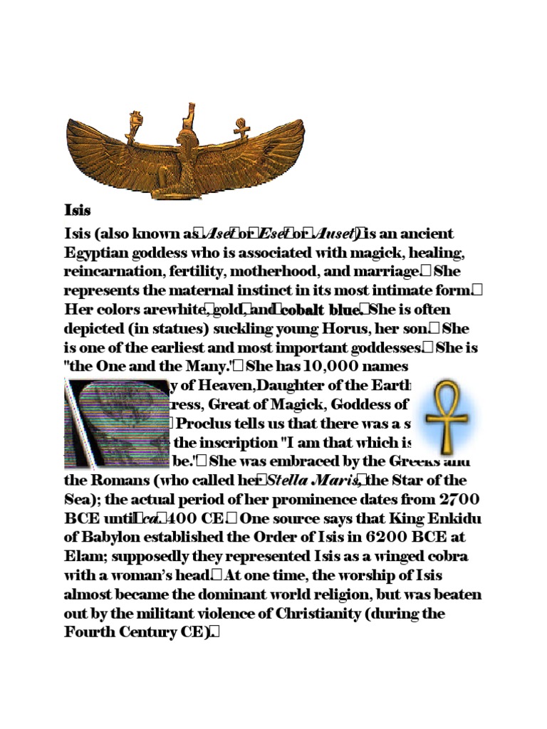 Isis PDF | PDF | Isis | Osiris