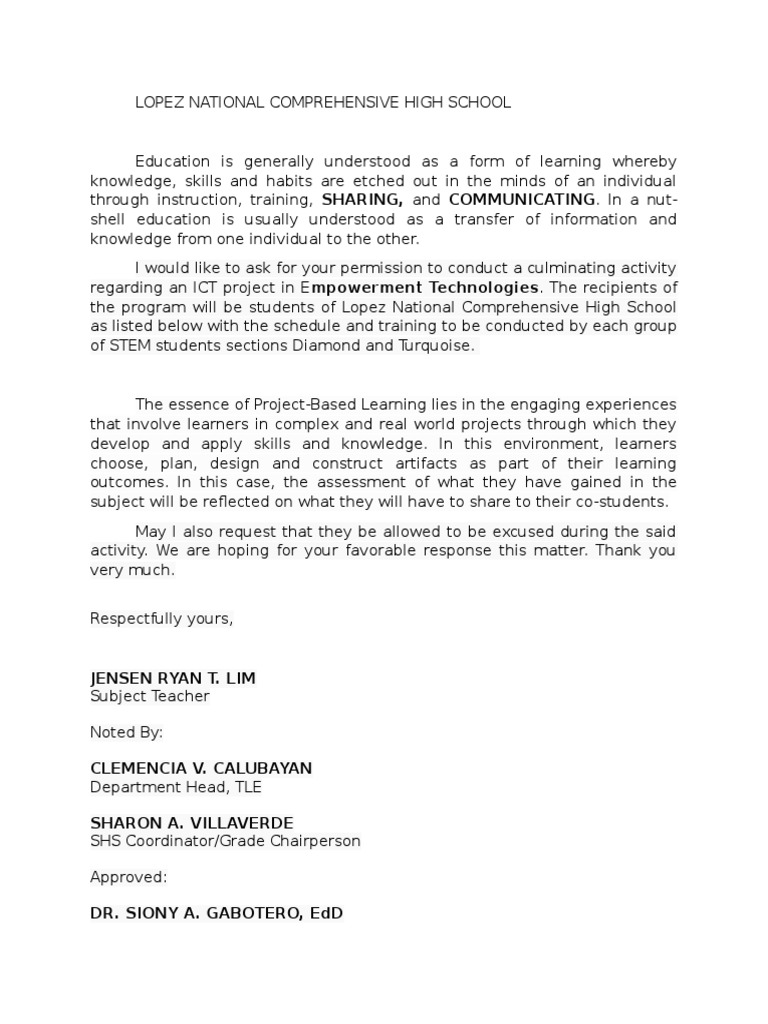 Culminating Letter | PDF | Educational Technology | Learning
