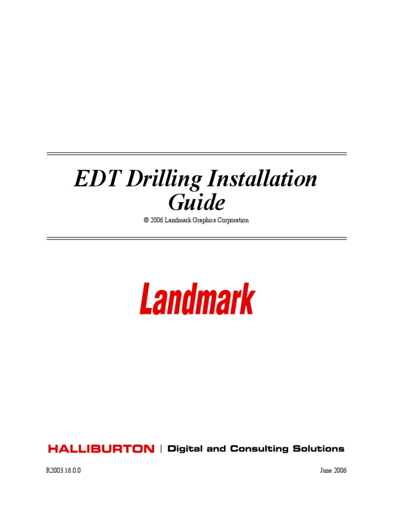 EDT Drilling Install | PDF | Microsoft Windows | Computer Architecture