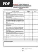 FC 4.1.6 - Synthetic Sling Inspection Checklist Form | PDF
