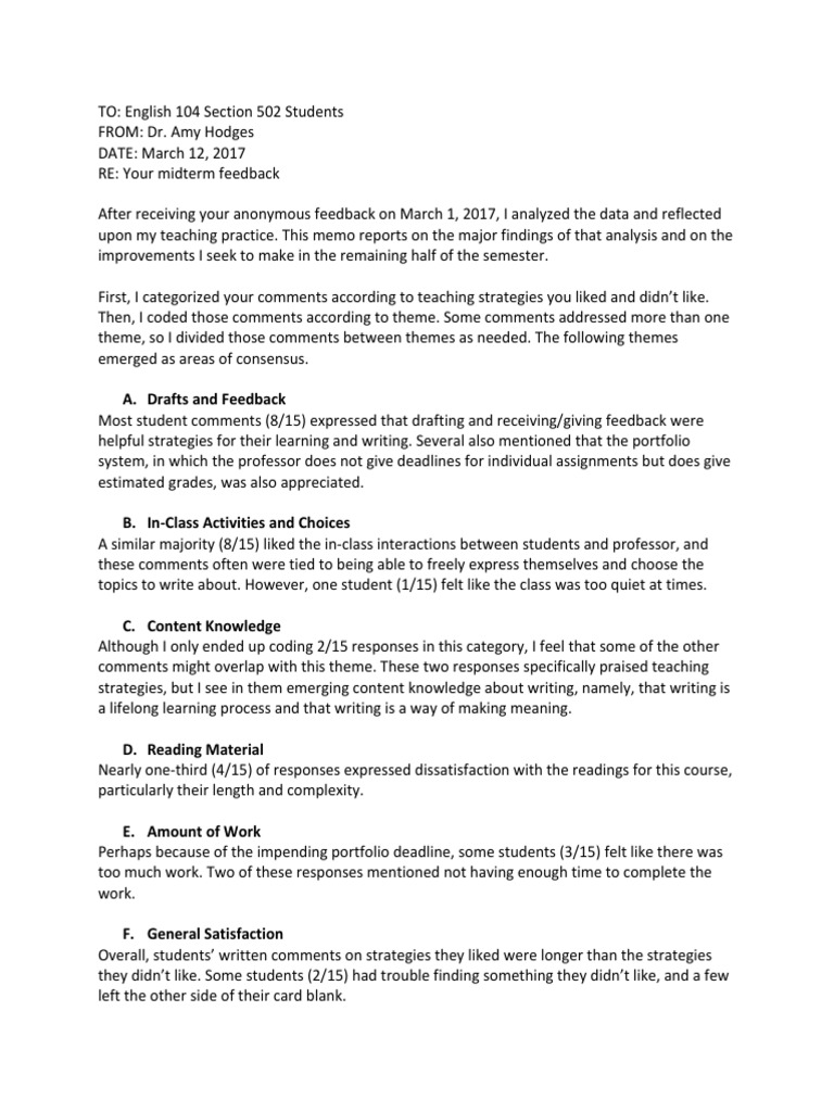 Midterm Feedback 104 | PDF | Cognition | Epistemology