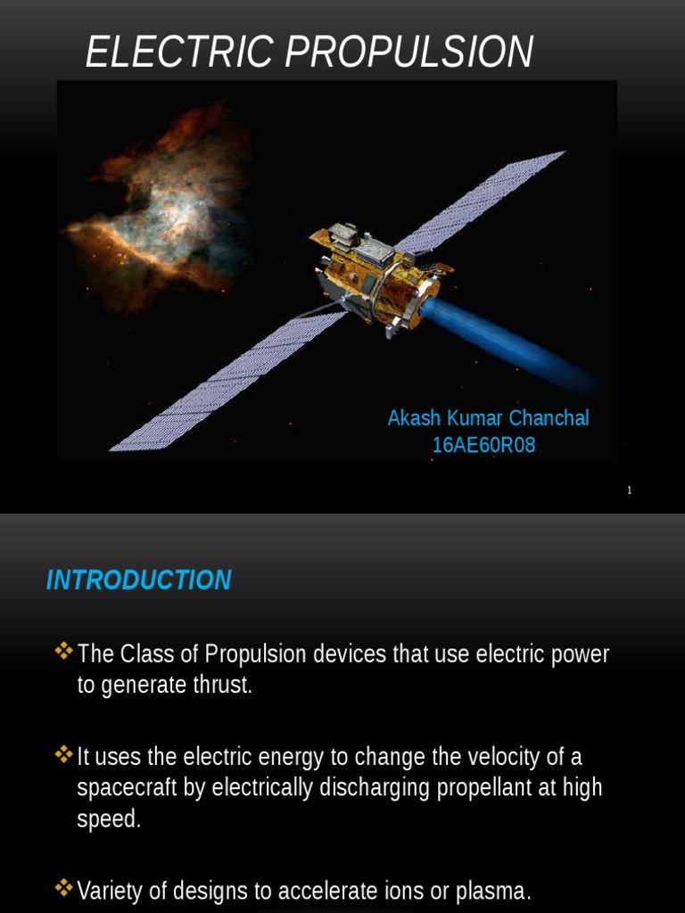 Electric Propulsion | Spacecraft Propulsion | Rocket Engine