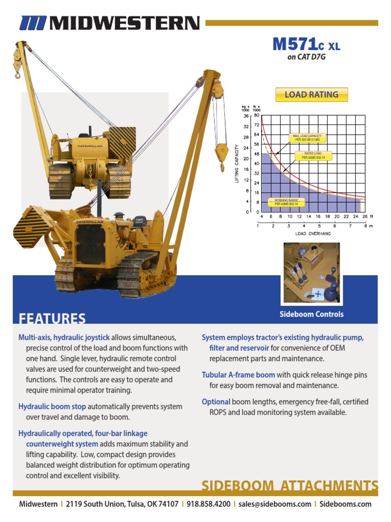 Sideboom Control System Specifications | PDF | Manufactured Goods ...