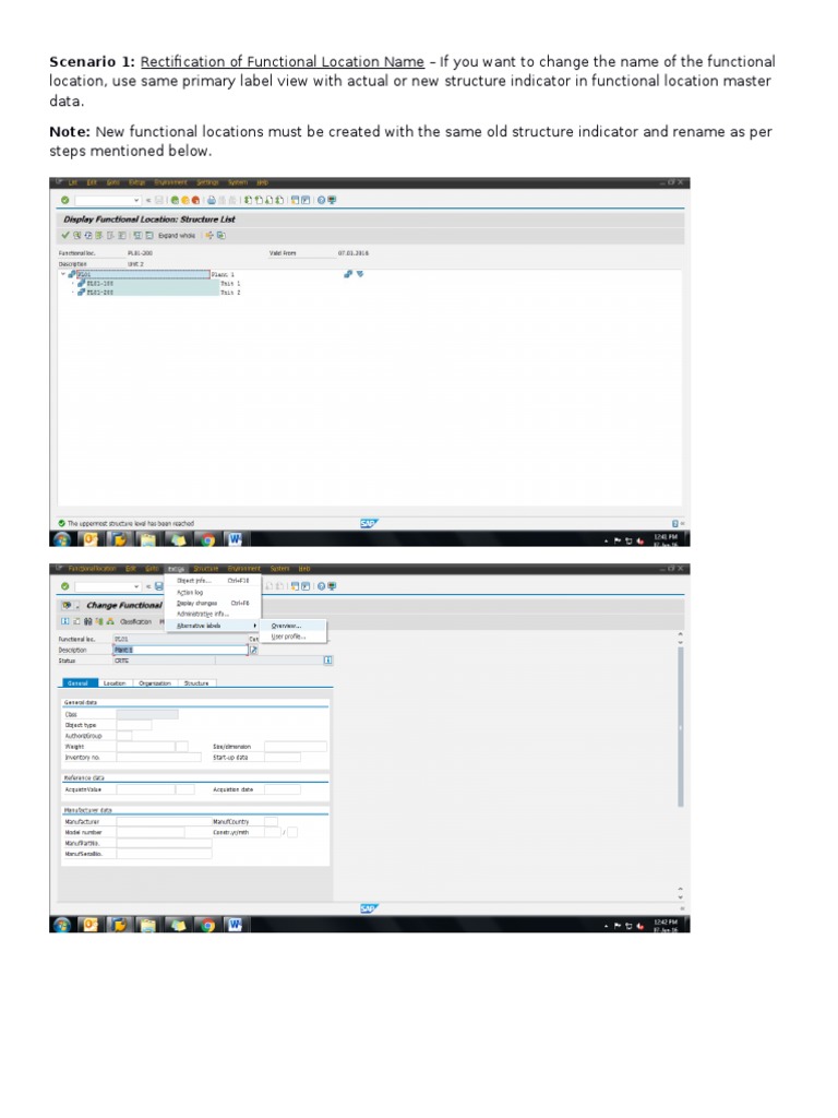 SAP PM Alternate Labelling | PDF | Computers