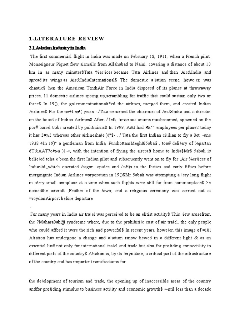 Evolution of India's Aviation Industry | PDF | Airlines | Aviation