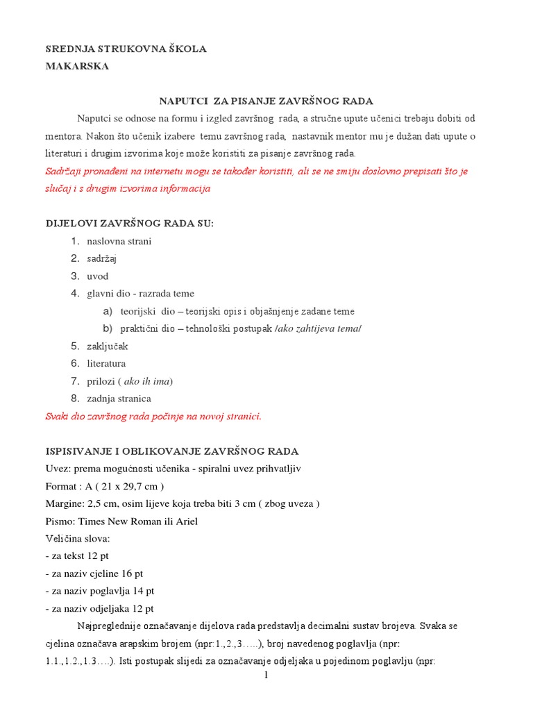 Zavrsni Rad Oblikovanje | PDF