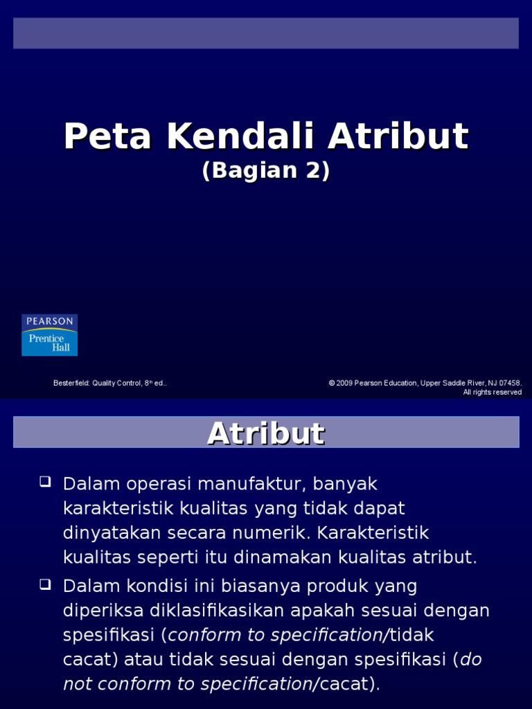 Peta Kendali Atribut | PDF