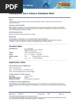 Fenomastic My Home Rich Matt TDS | PDF | Paint | Materials