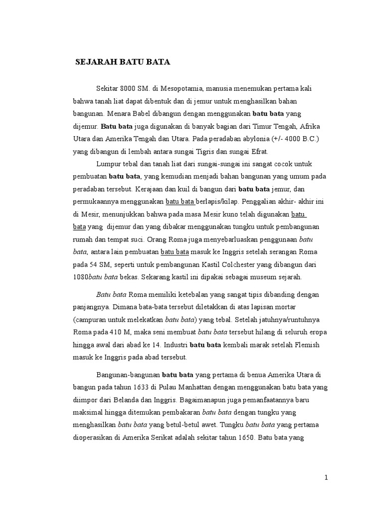 Makalah Batako | PDF