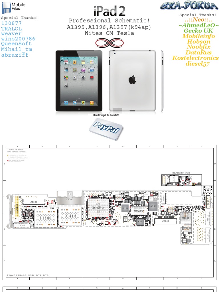 iPad A1395/A1396 Schematic Diagram | PDF | Computer Engineering ...