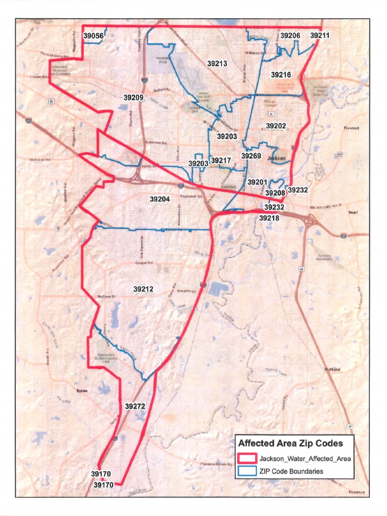 Jackson Water Outage Map