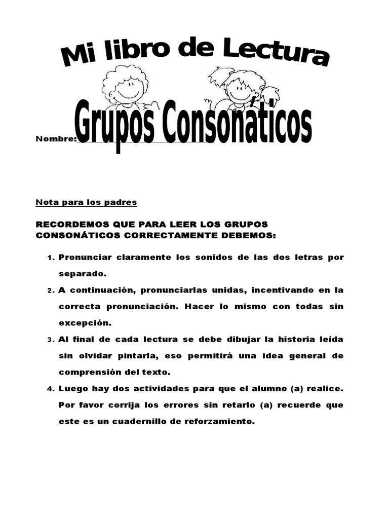Actividades de Grupos Consonánticos BR y BL | PDF | Ocio | Naturaleza