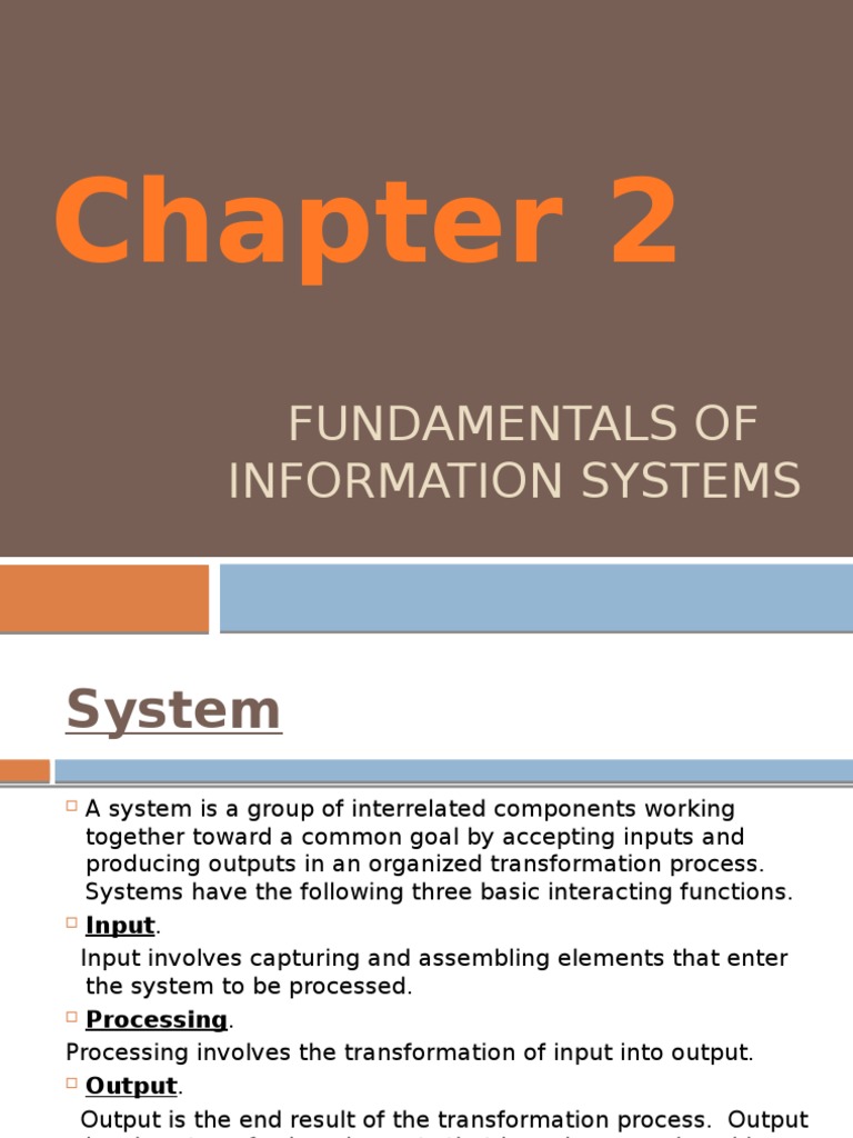 Understanding Information Systems Basics | PDF | Business | Technology ...