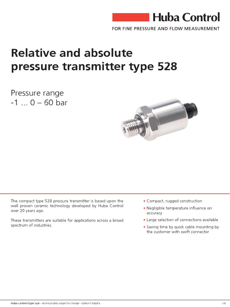 528 Pressure Sensor | PDF | Electrical Connector | Electrical Engineering