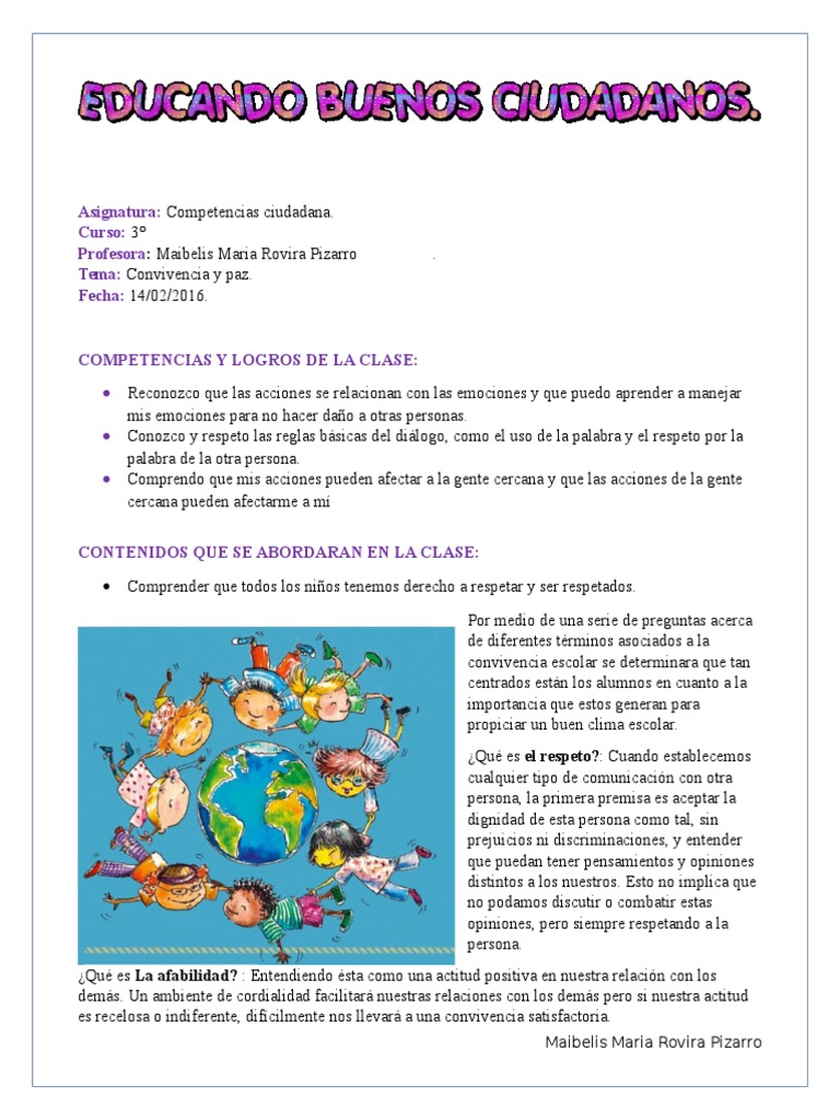 Educando Buenos Ciudadanos | PDF | Ciudadanía | Las emociones