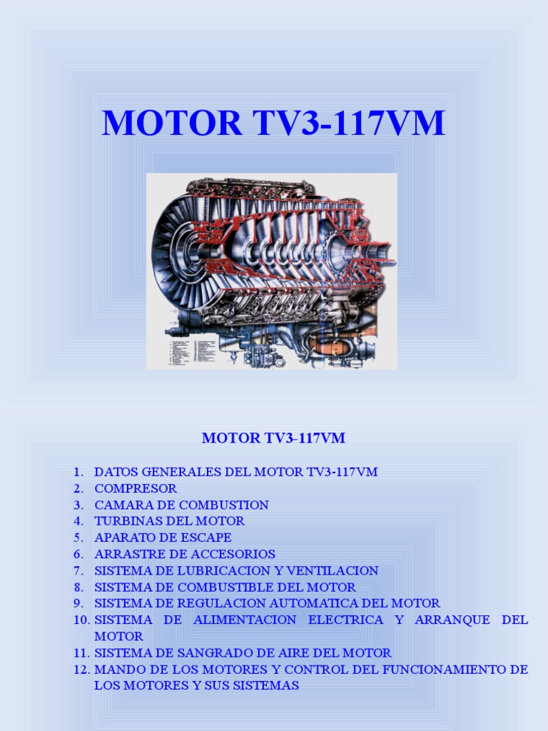 3 - Motor TV3-117 | PDF | Turbocompresor | Turbina
