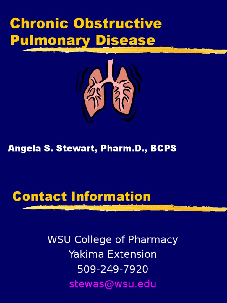 COPD Lecture Slides For BlackBoard | PDF | Chronic Obstructive ...