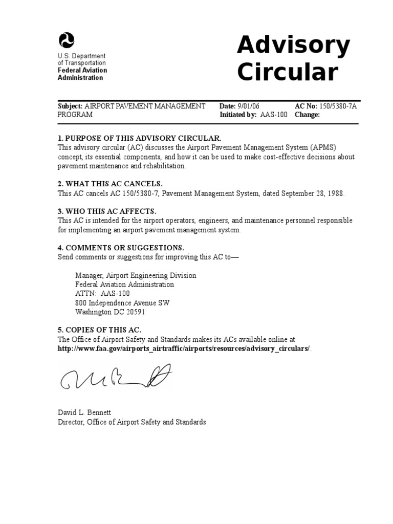 Airport Pavement Management (FAA) | PDF | Road Surface | Strategic ...