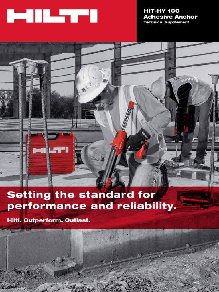 Hilti Hy-100 | PDF | Strength Of Materials | Concrete