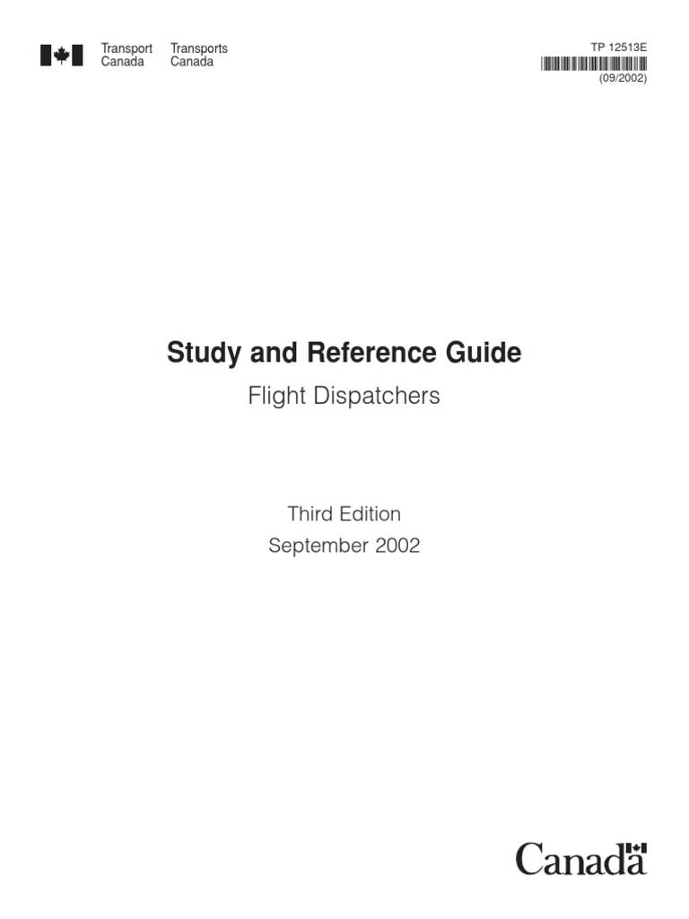 Flight Dispatcher Study Guide | PDF | Visual Flight Rules | Instrument ...